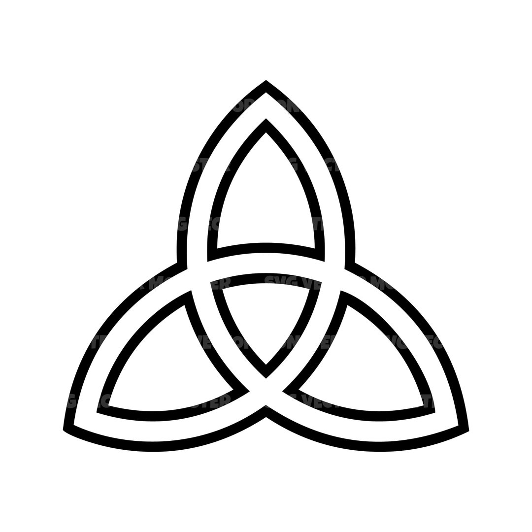 Triquerta Svg, Celtic Knot Svg, Trinity. Vector Cut File for Cricut ...
