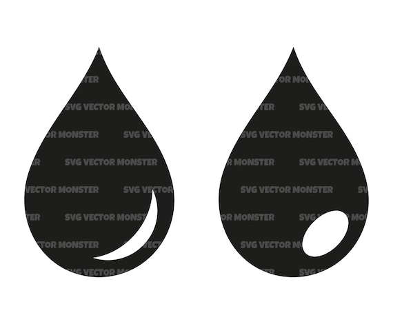 Drop Svg Water Drop Svg Raindrop Svg Water Svg. Vector Cut - Etsy