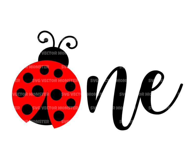 Ladybug Svg, One Svg, 1st Birthday Svg, First Birthday Svg, Baby Onesie ...