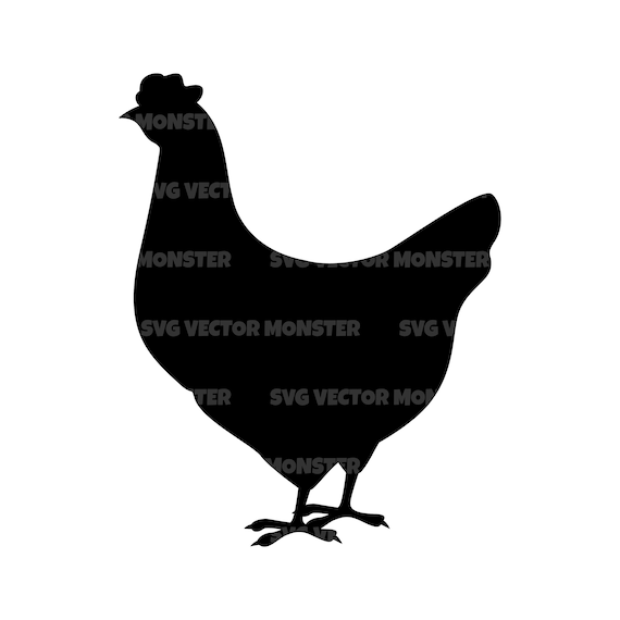 Chicken Svg. Vector Cut File for Cricut Silhouette Pdf Png | Etsy Australia