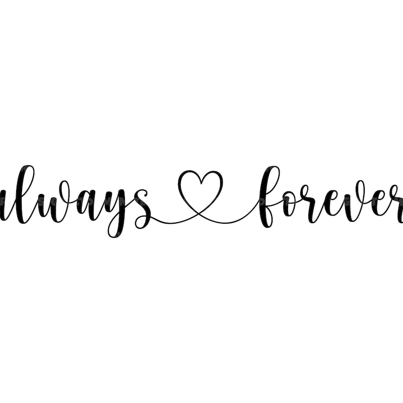 Always and Forever - Etsy