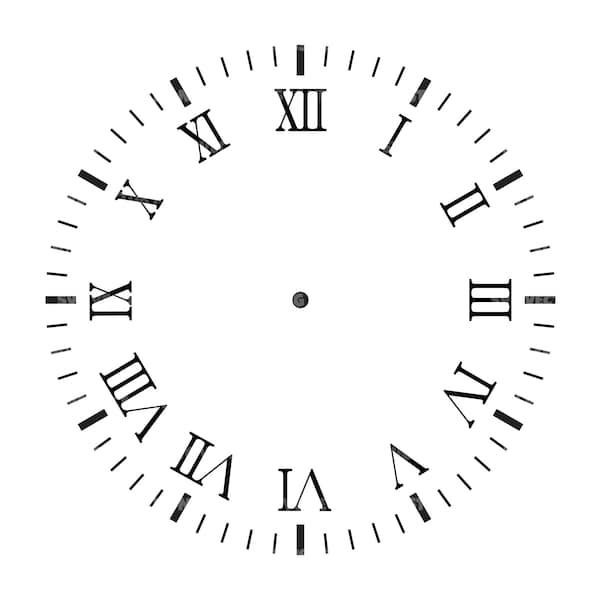 Clock Wall Decal - Etsy