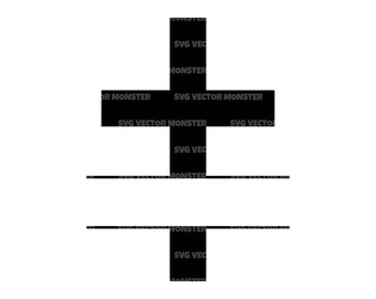 Split Cross Svg - Etsy Canada