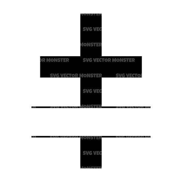 Cross With Monogram - Etsy