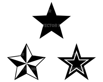 Compass Star Svg. Vector Cut File for Cricut Silhouette Pdf - Etsy