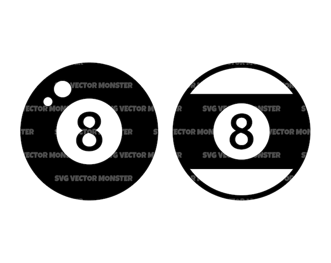 8 Ball Svg, Pool Svg, Billiards Svg Instant Download SVG, PNG, EPS, Dxf ...