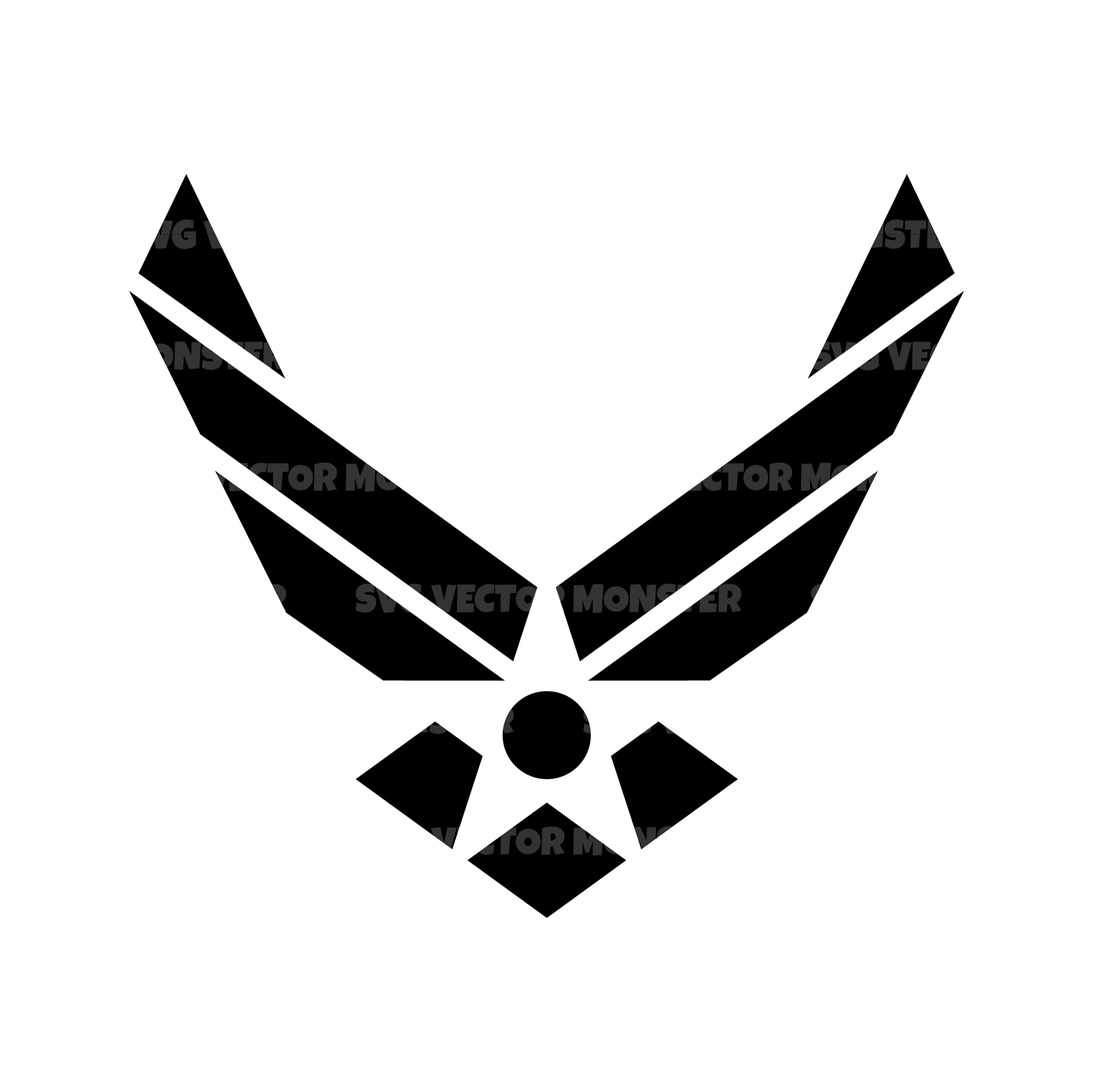 U.S. Air Force Svg Army Military Soldier. Vector Cut File - Etsy