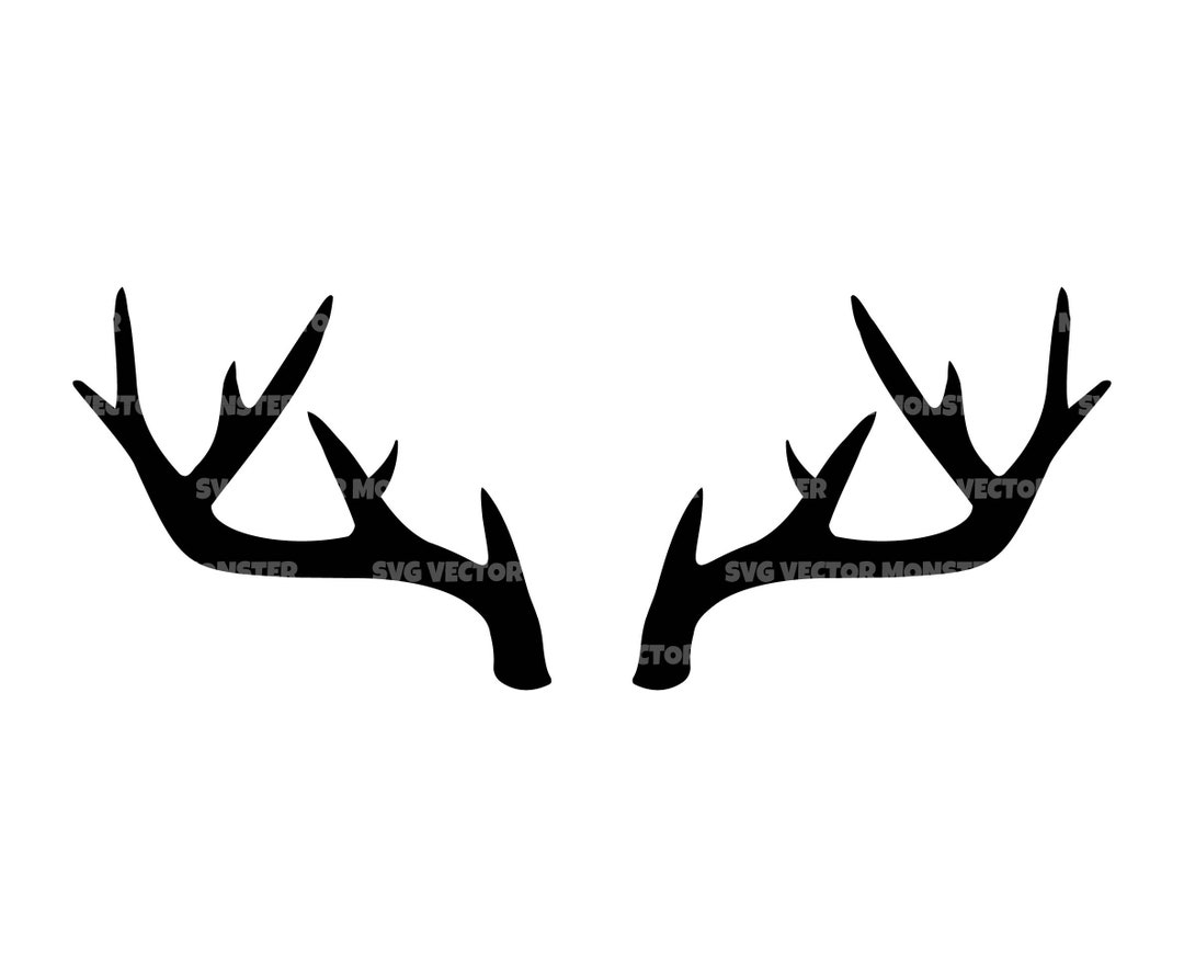 Reindeer Antlers Svg Deer Antlers Svg Merry Christmas Xmas Vector