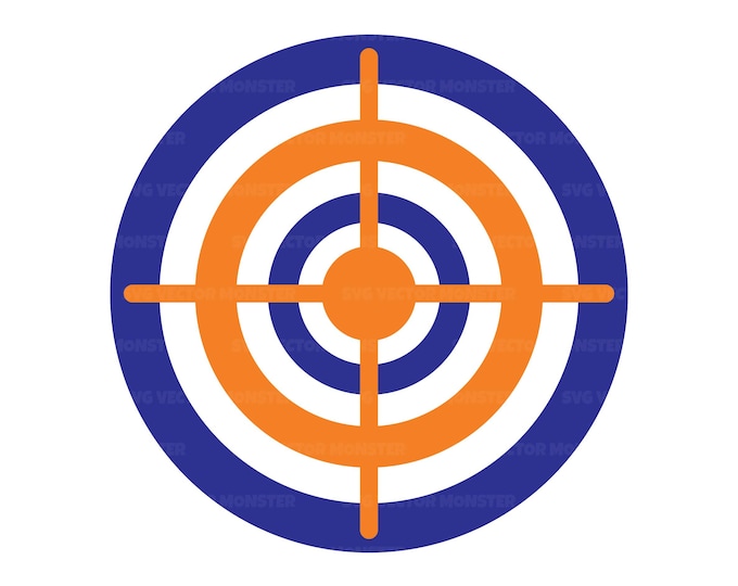 Shooting Target SVG, Bull Eye Svg, Printable Digital, Dart Svg ...