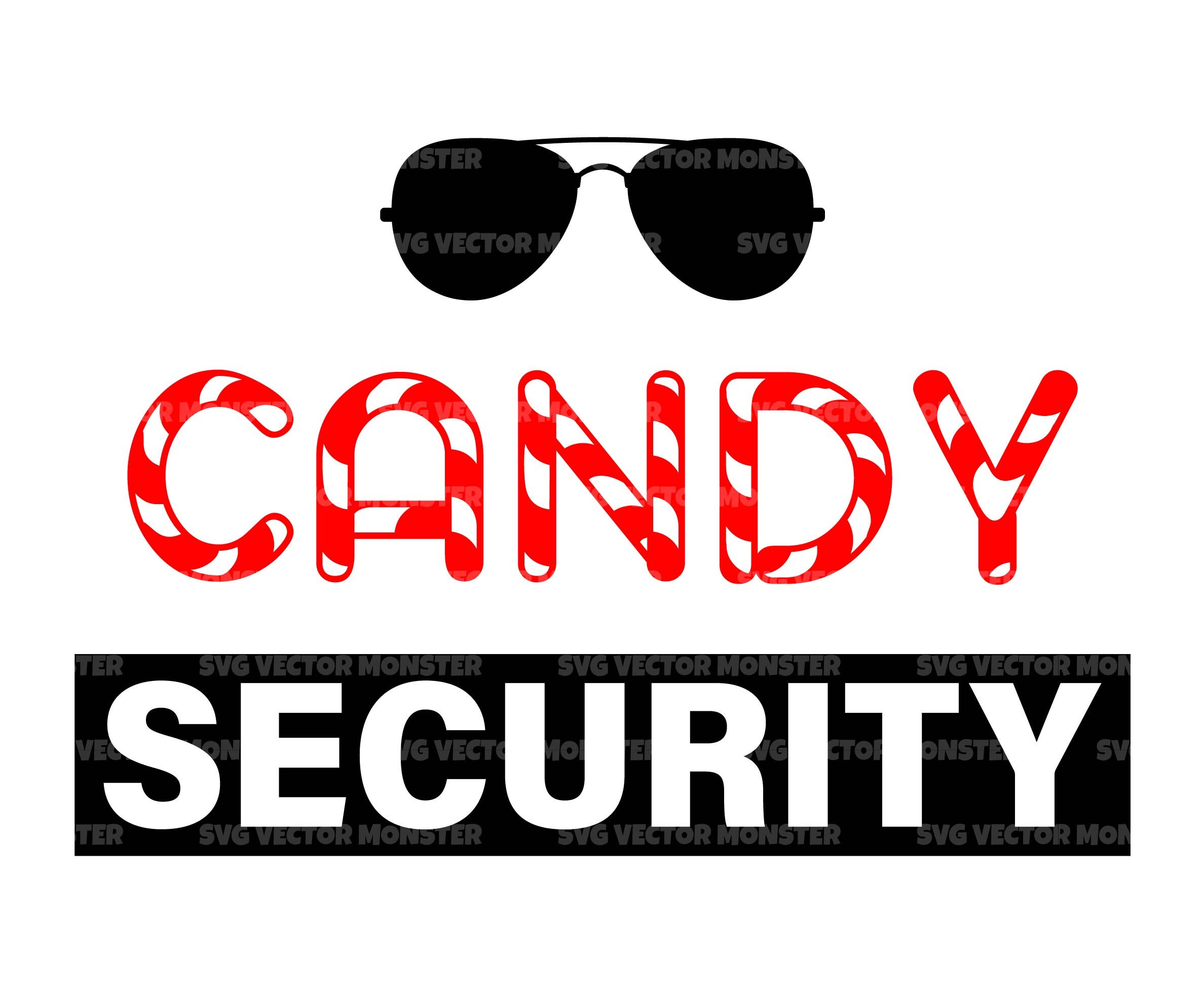 Candy Security Svg Halloween Shirt Svg Trick or Treat Svg. - Etsy Australia