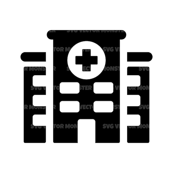 Hospital Symbol Svg - Etsy