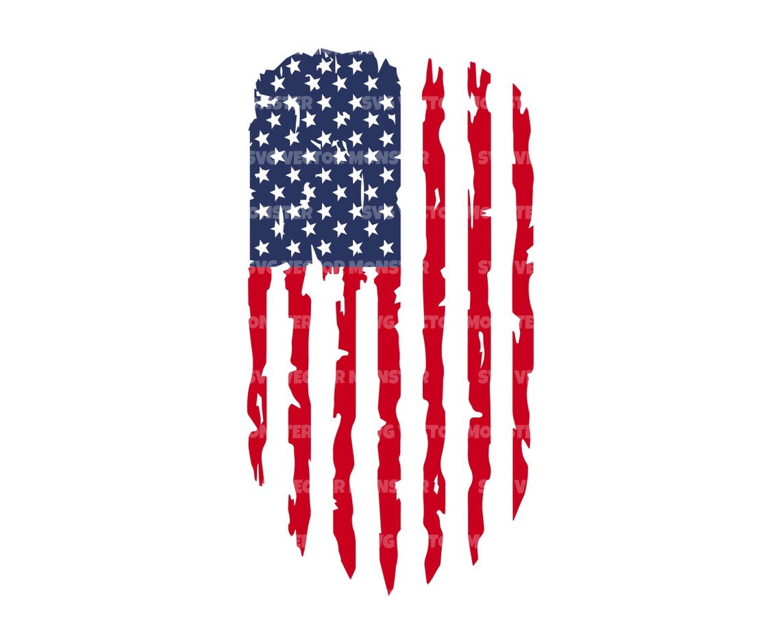 Distressed American Flag Svg, 4th of July Svg, America Flag Svg, USA ...