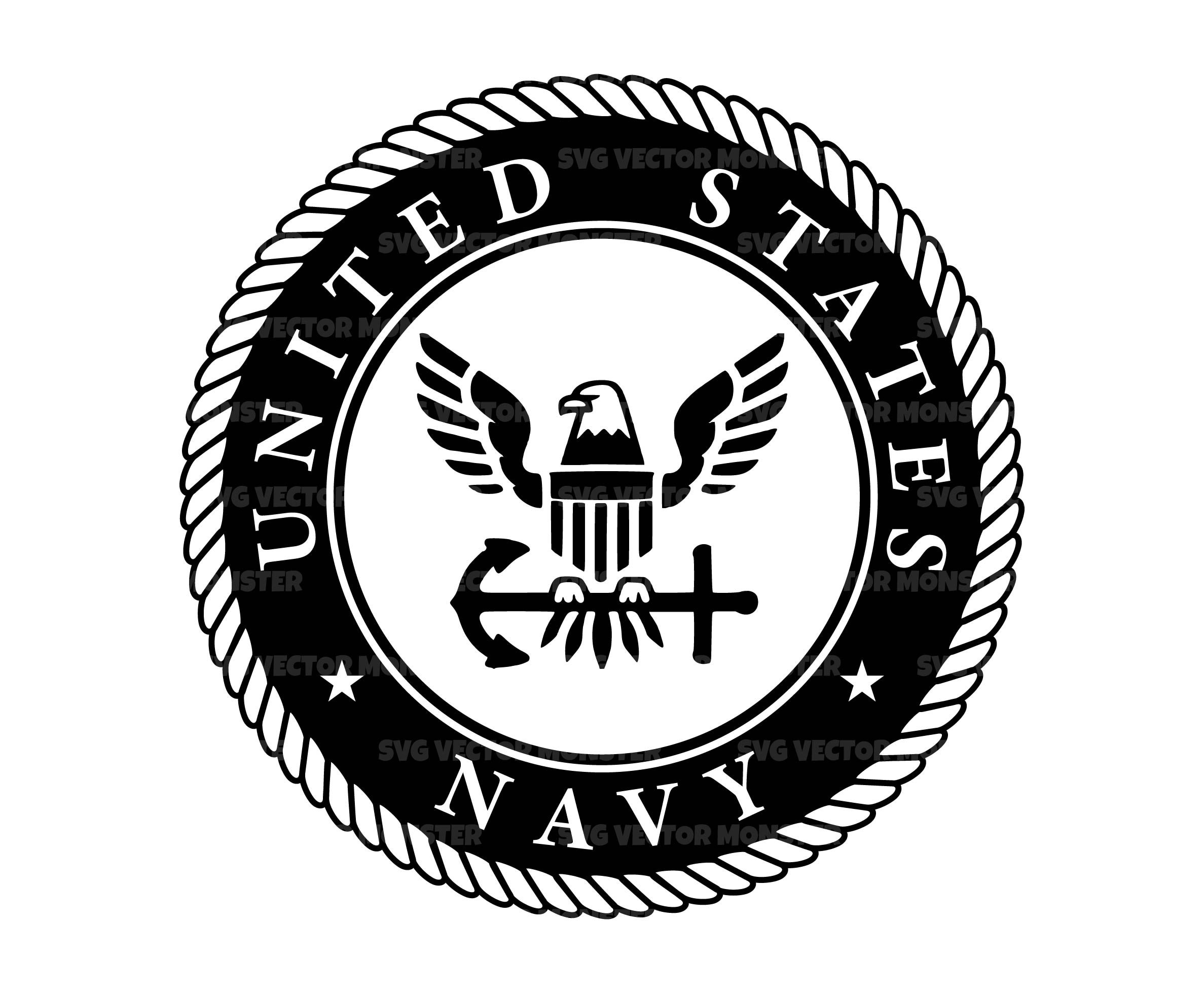 U.S. Navy Svg, US Navy Png, Armee, Militär, Amerika Svg. Vektor-Cut ...