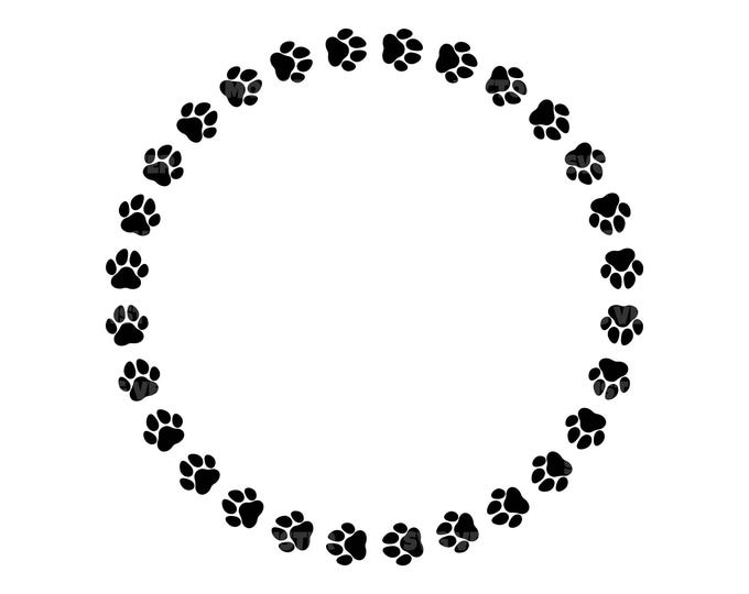 Hundepfote SVG, Pfoten svg, Pfote Svg, Tierpfote Svg, Pfote Clipart svg ...