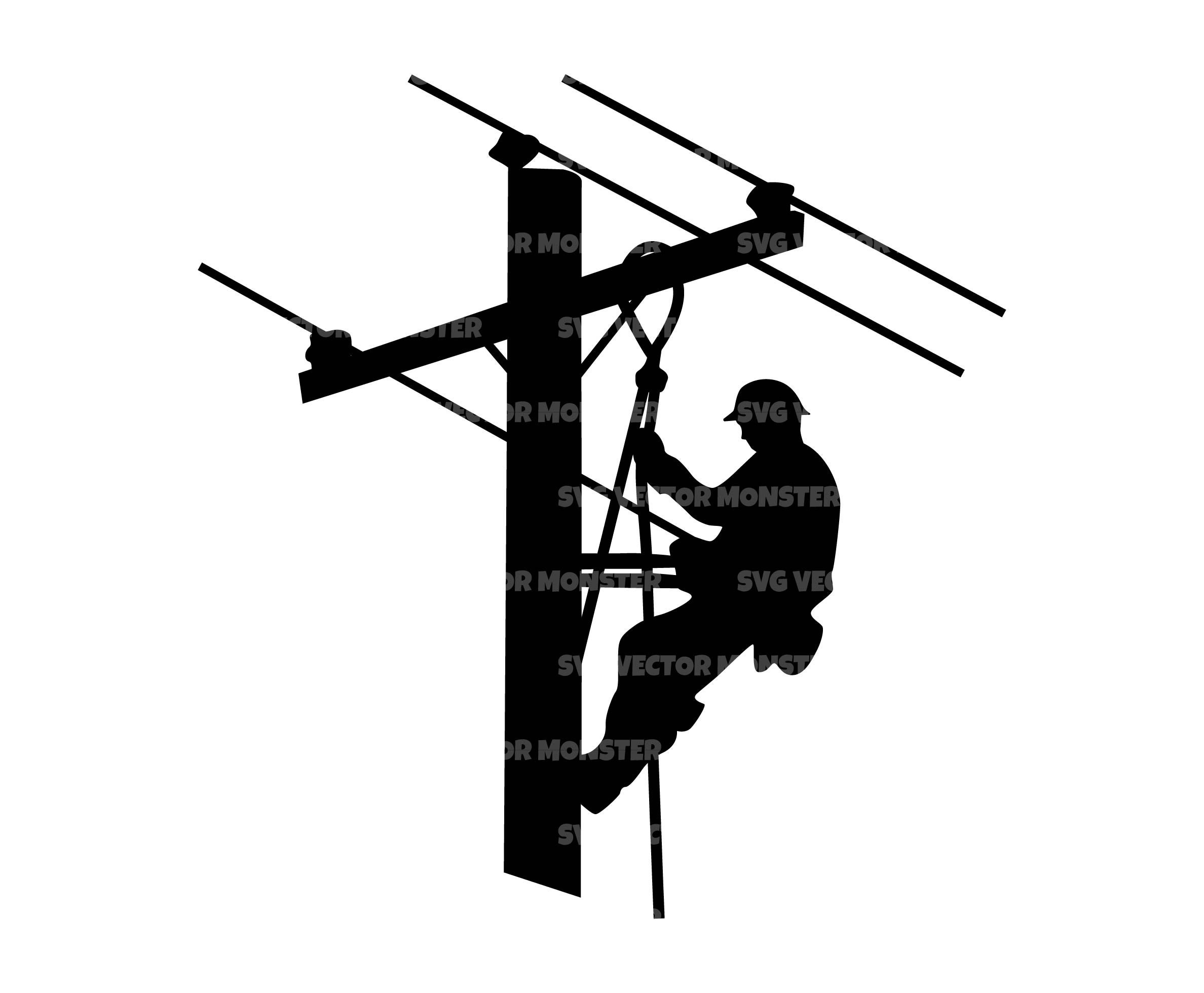 Lineman Svg, Electrician Svg, Power Pole Svg, Line Man Dad Svg ...