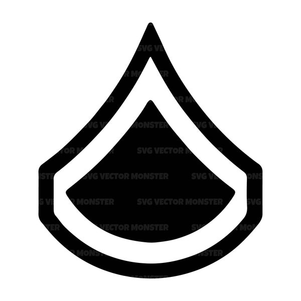 Army Rank Svg - Etsy