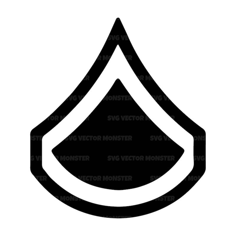 Army Rank Svg - Etsy