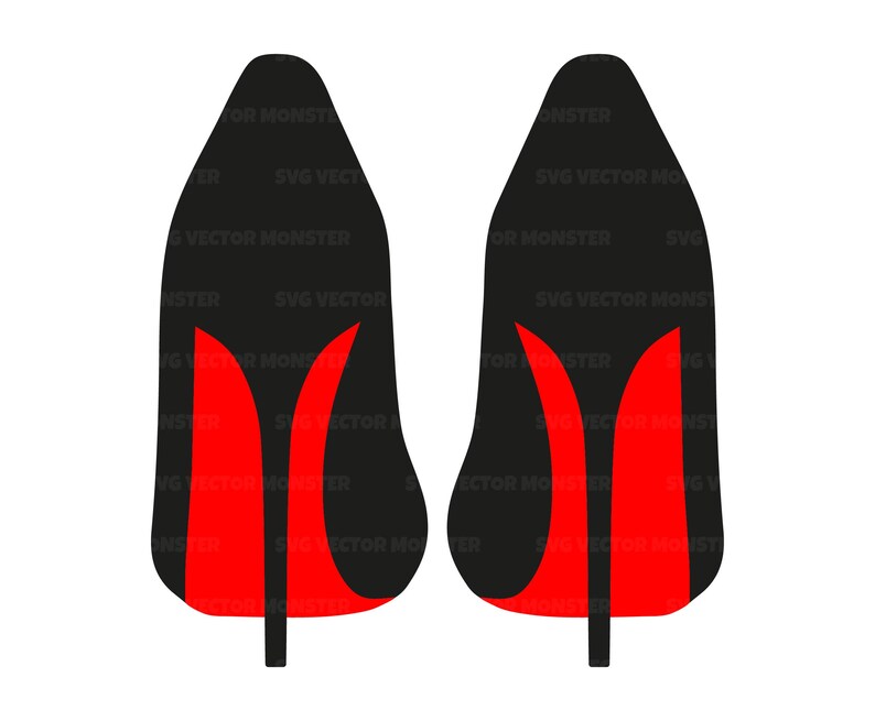 High Heels Svg Red Bottom Heels Svg Red Heels Svg Stiletto - Etsy