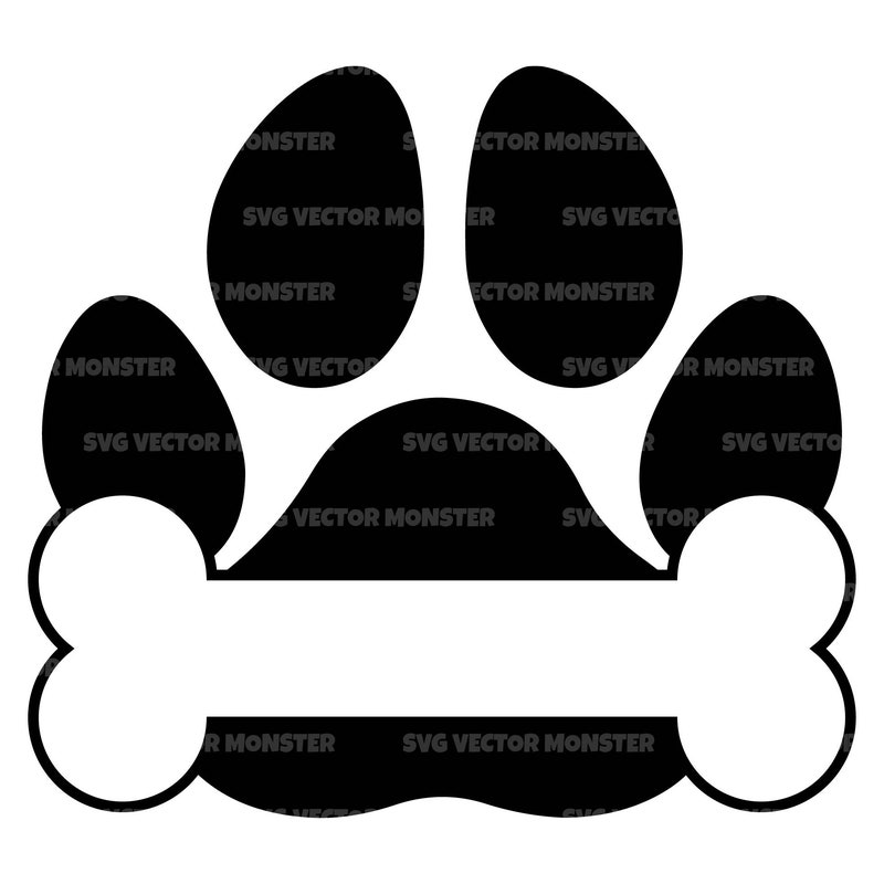 Dog Monogram Svg - Etsy