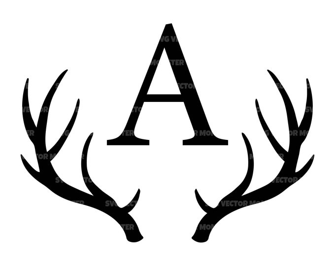 Antler font - Etsy