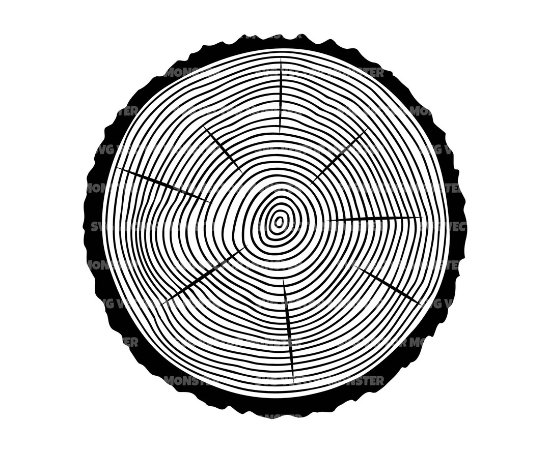 Tree Trunk Slice Svg, Tree Cookie Svg, Cross Cut Tree Svg, Wooden Log ...