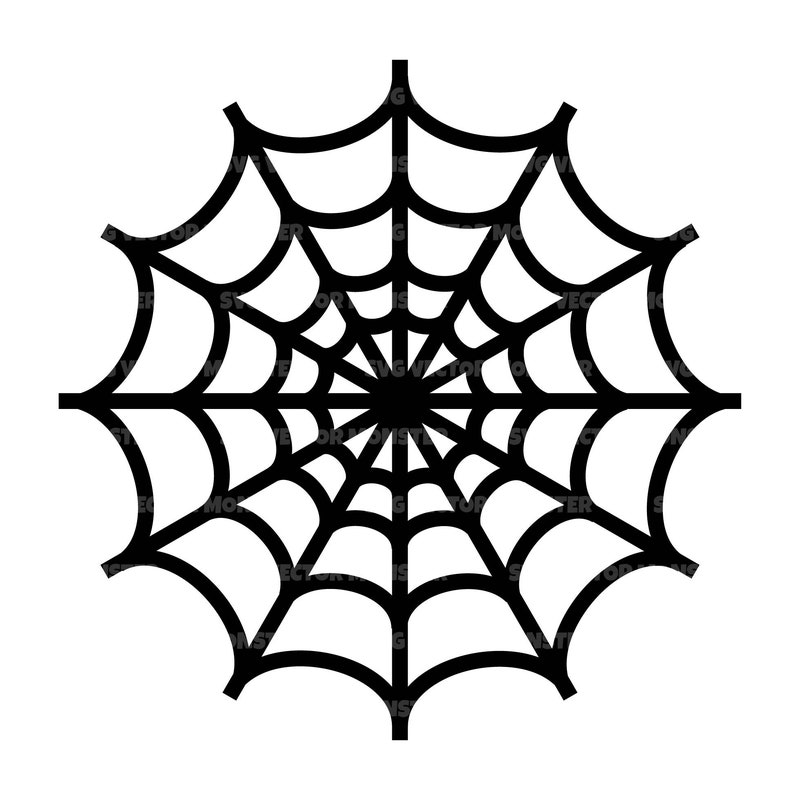 Spider Web Svg - Etsy