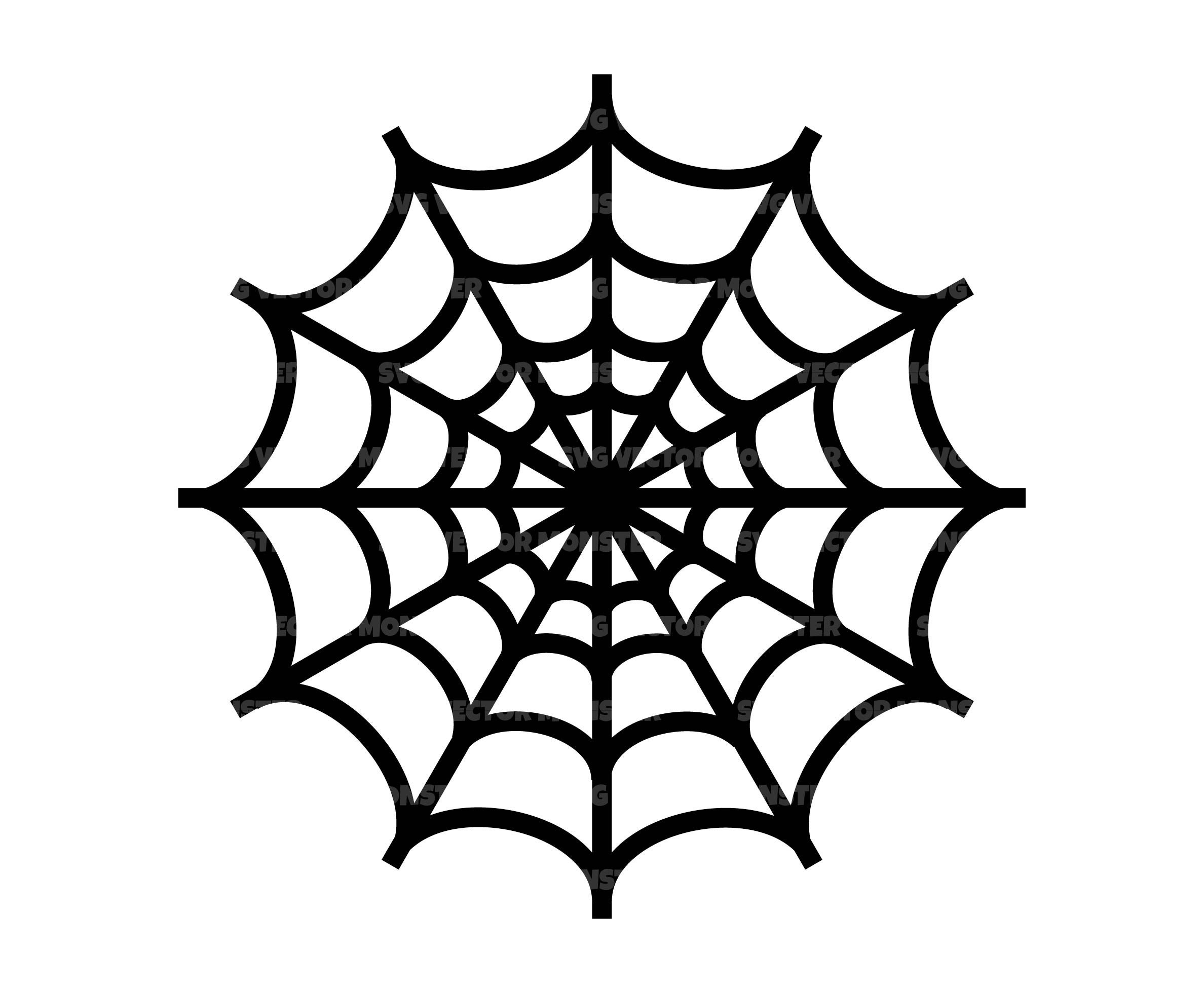 Spider Web Svg, Spider Svg, Halloween Decor Svg, Web Png. Vector Cut ...