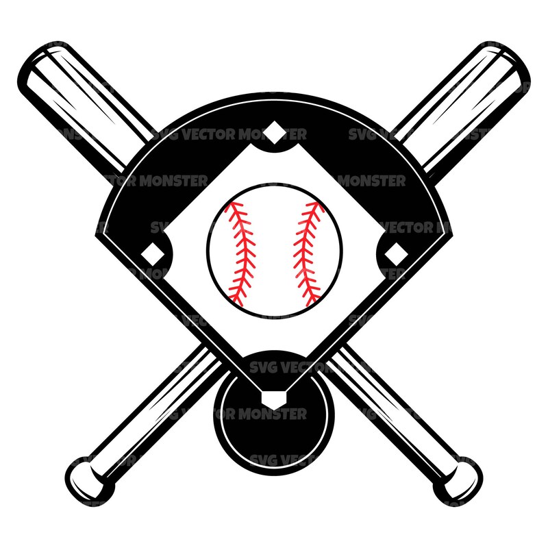 Baseball Diamond Svg - Etsy