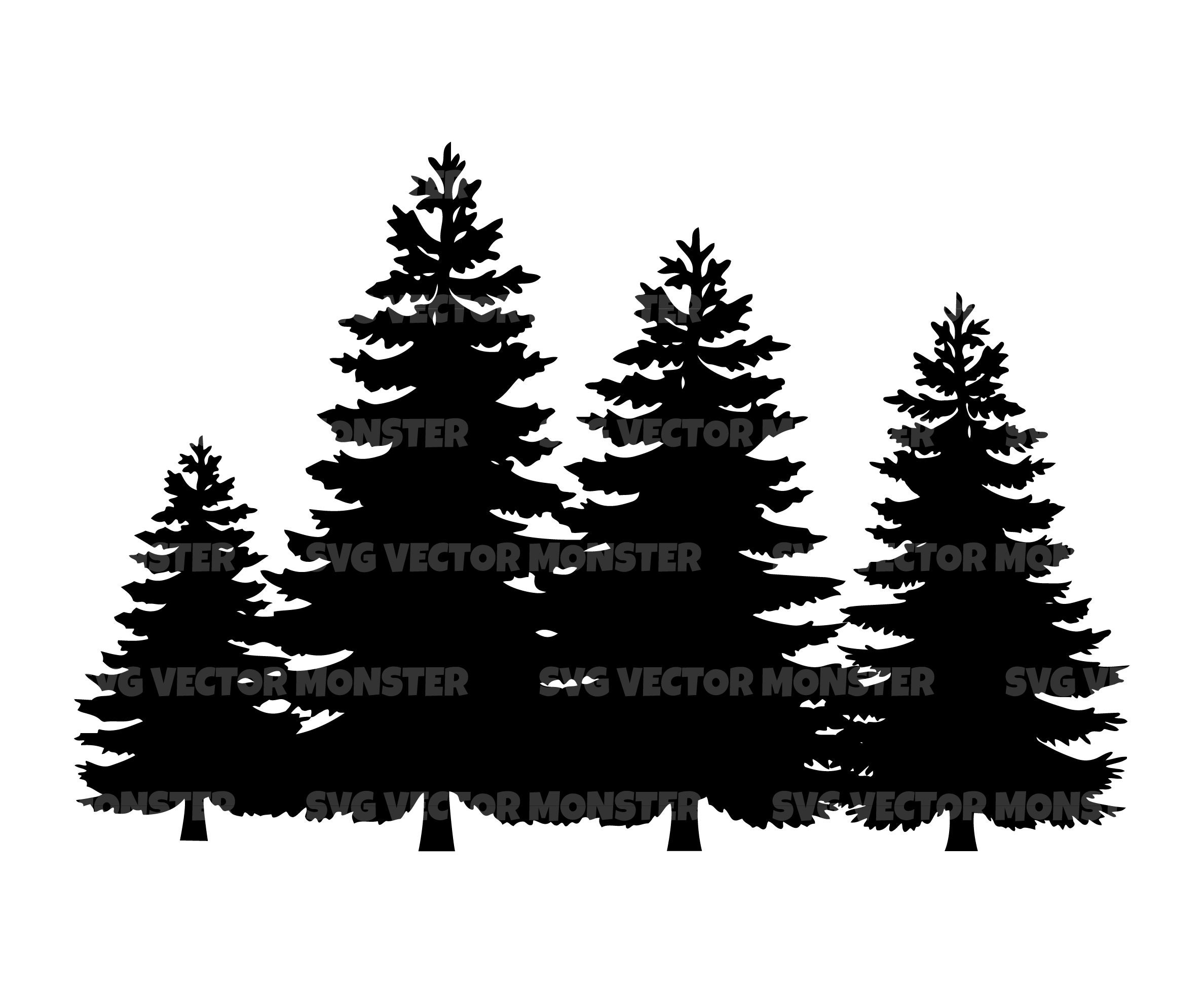 Pine Tree Vector Png
