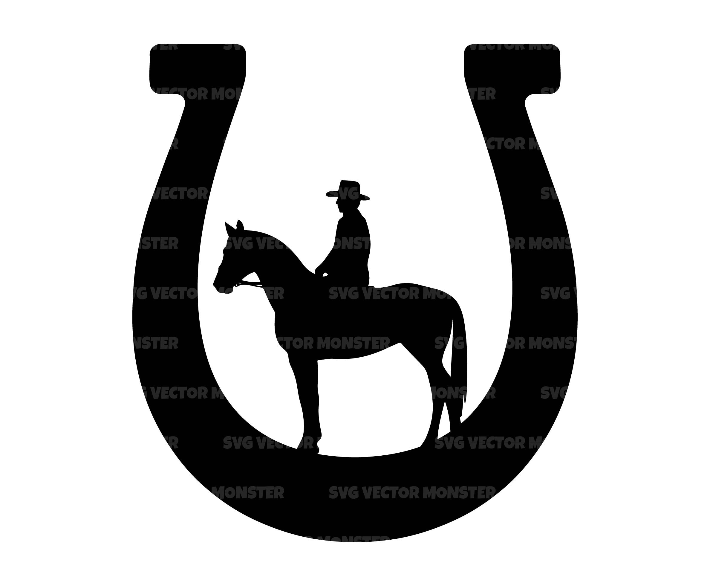 Cowboy SVG Cheval SVG Fer à cheval SVG Western SVG Rodeo - Etsy France