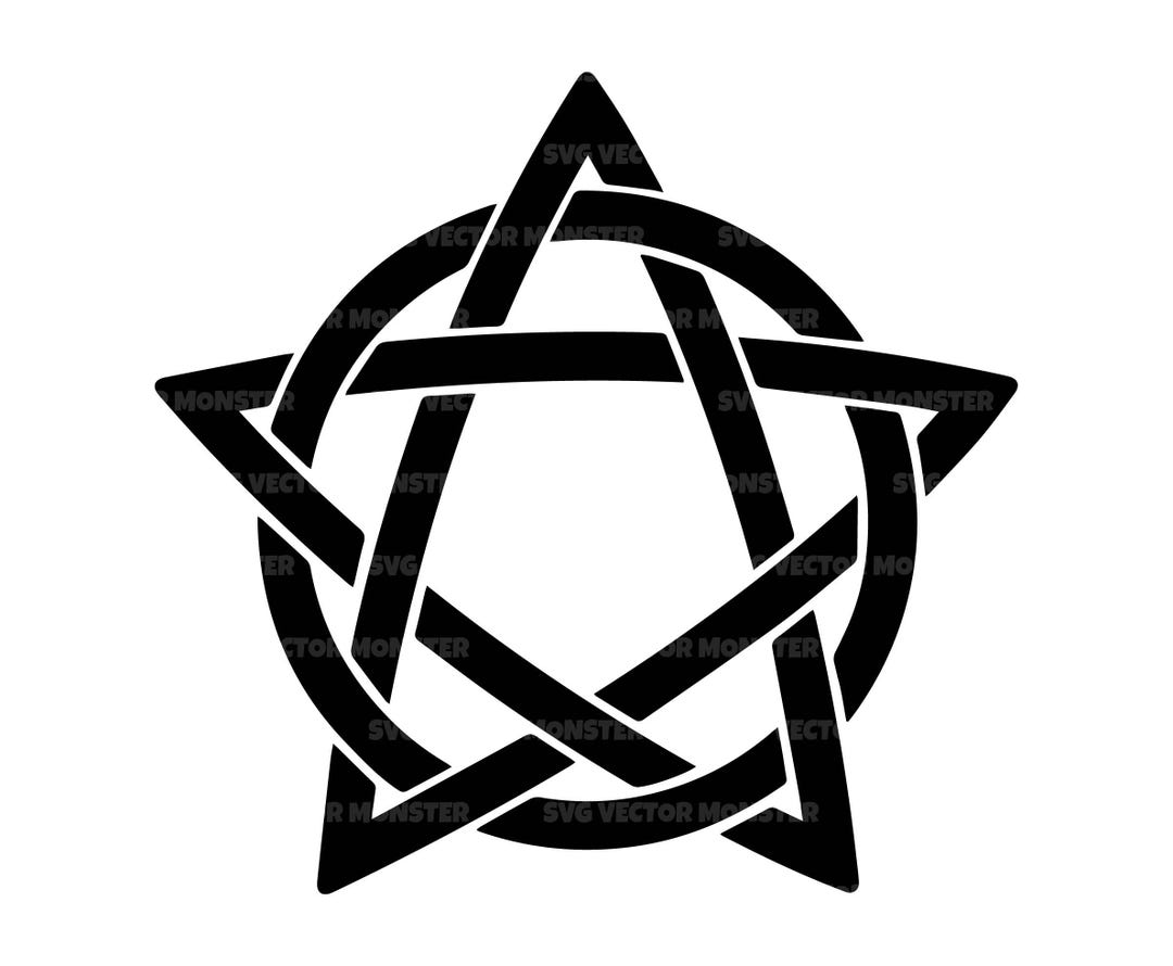Pentagram Svg, Pentagram Star Png, Pentagram Clip Art, Star Cut File ...