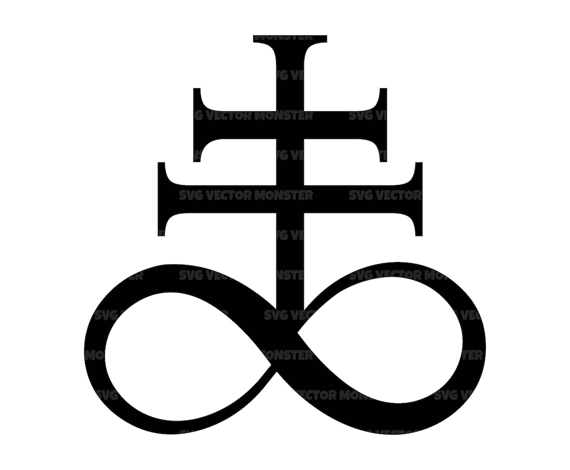 Leviathan Cross Svg, Sulfur Sign Svg, Satan Cross, Occult, Satanic ...