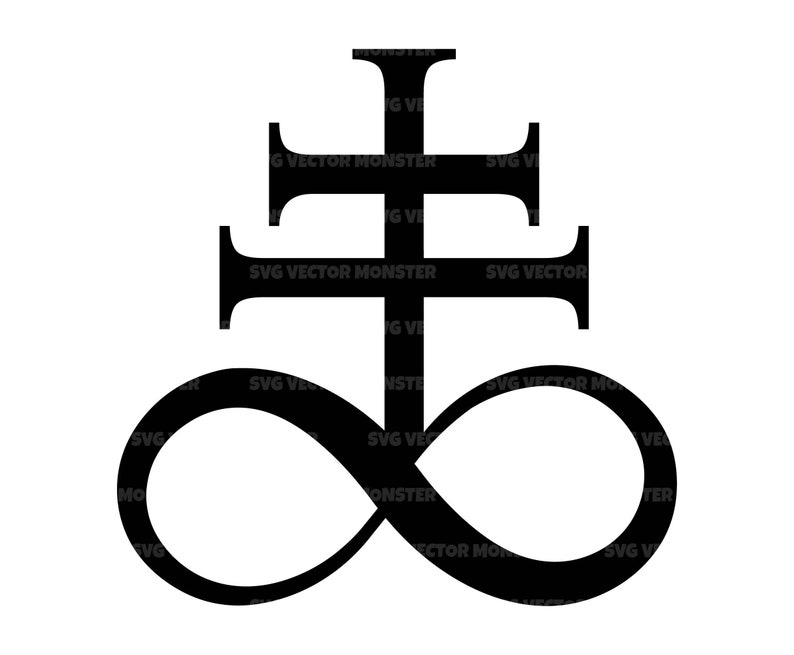 Leviathan Cross Svg, Sulfur Sign Svg, Satan Cross, Occult, Satanic ...