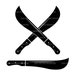 Machete Svg, Knife Svg, Sword Svg, Blade Svg. Vector Cut File for ...