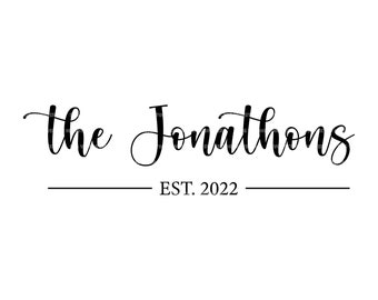 Custom Last Name Sign Svg, Personalized Family Name Sign Svg, Family ...