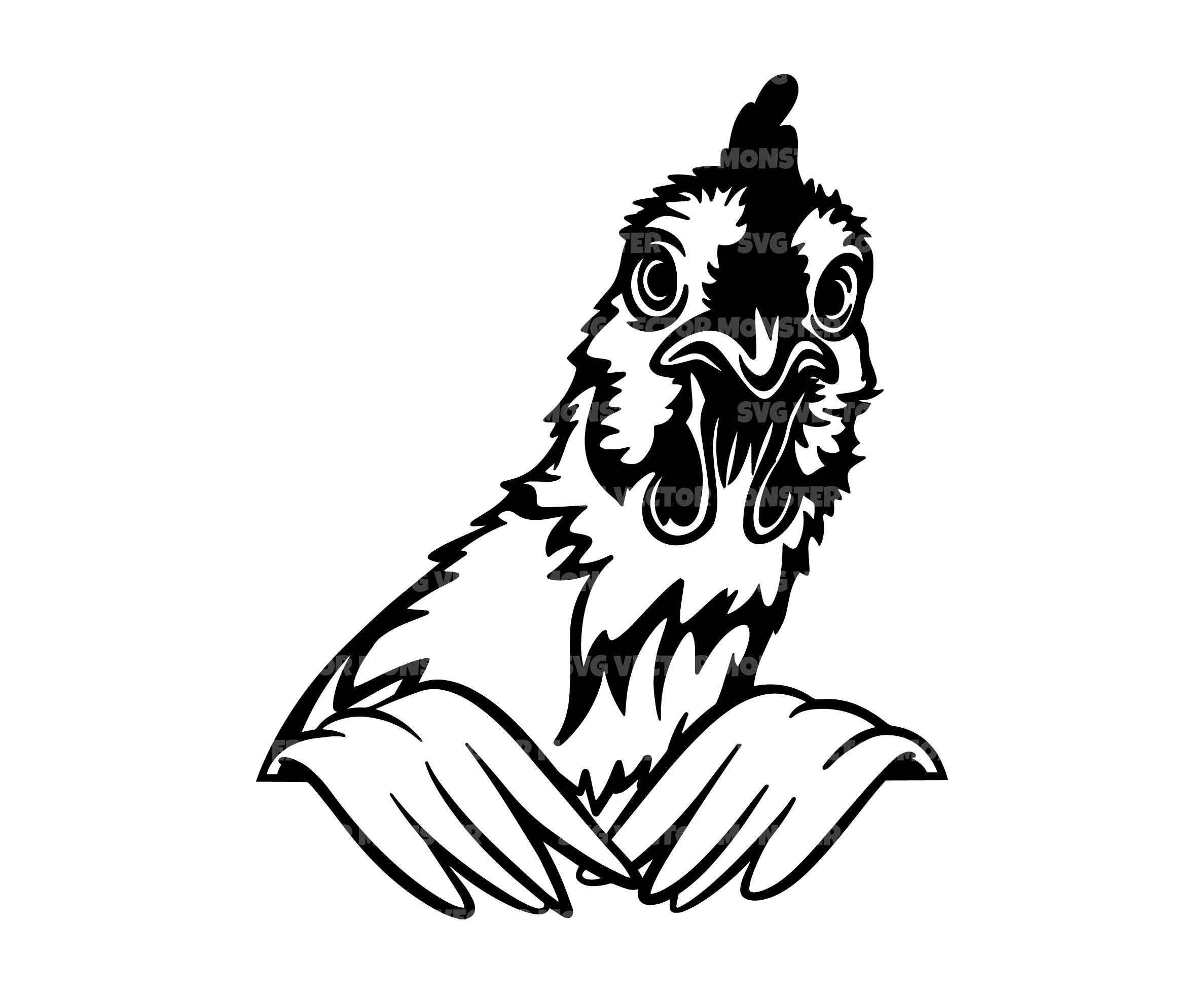 Funny Chicken Svg, Peeking Chicken Svg, Chicken Clipart, Chicken Png ...