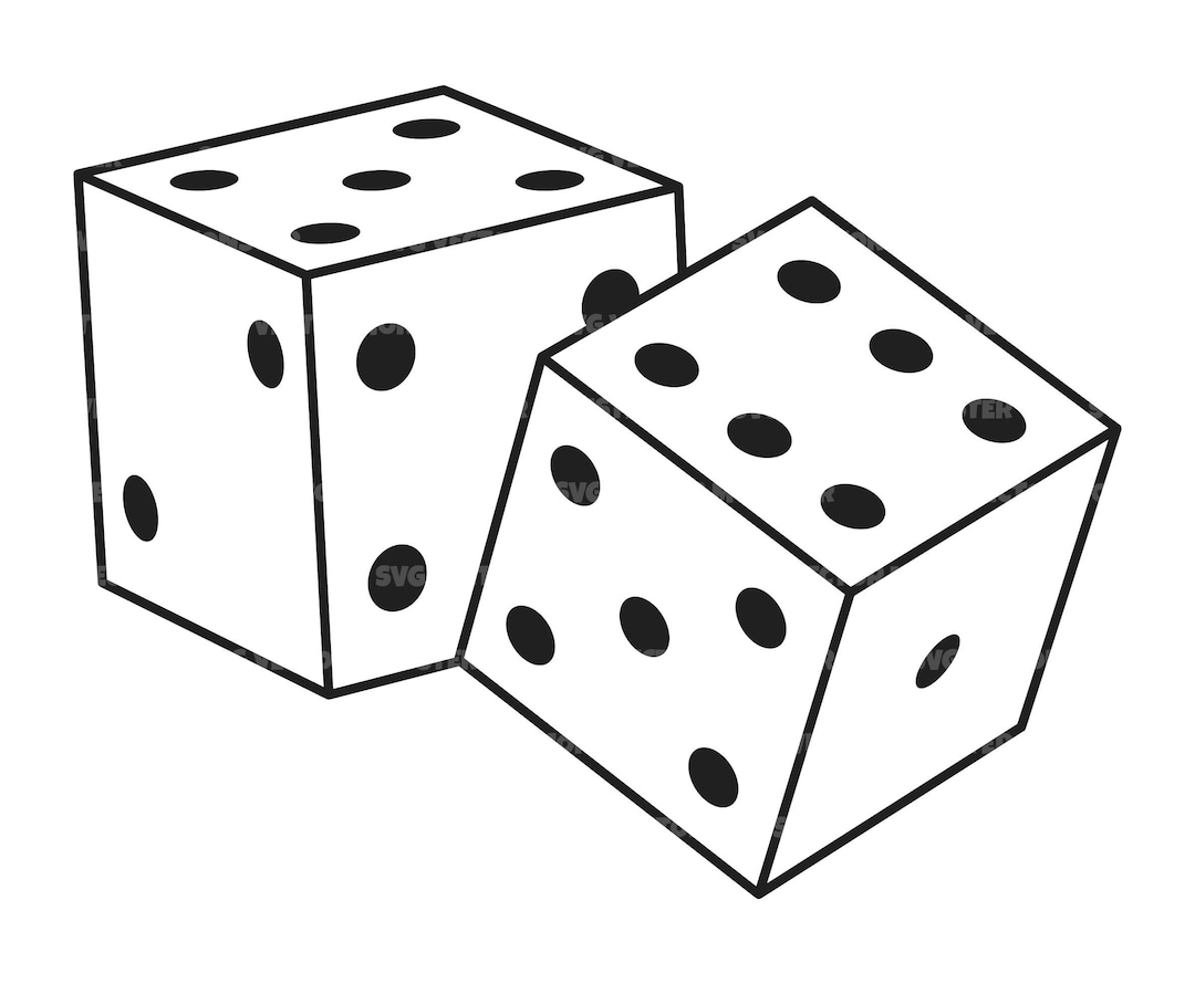 Dices Svg. Gambling Svg, Gamble, Casino. Vector Cut File for Cricut ...