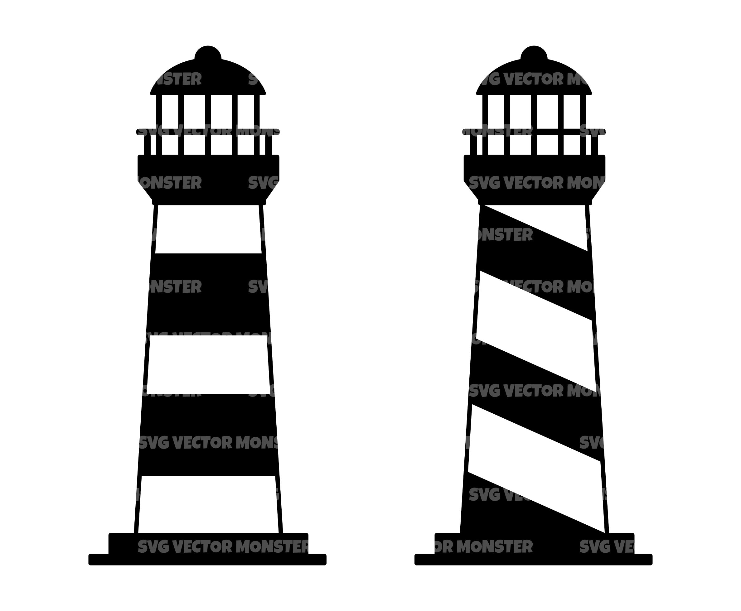 Lighthouse Svg. Vector Cut file for Cricut Silhouette Pdf | Etsy