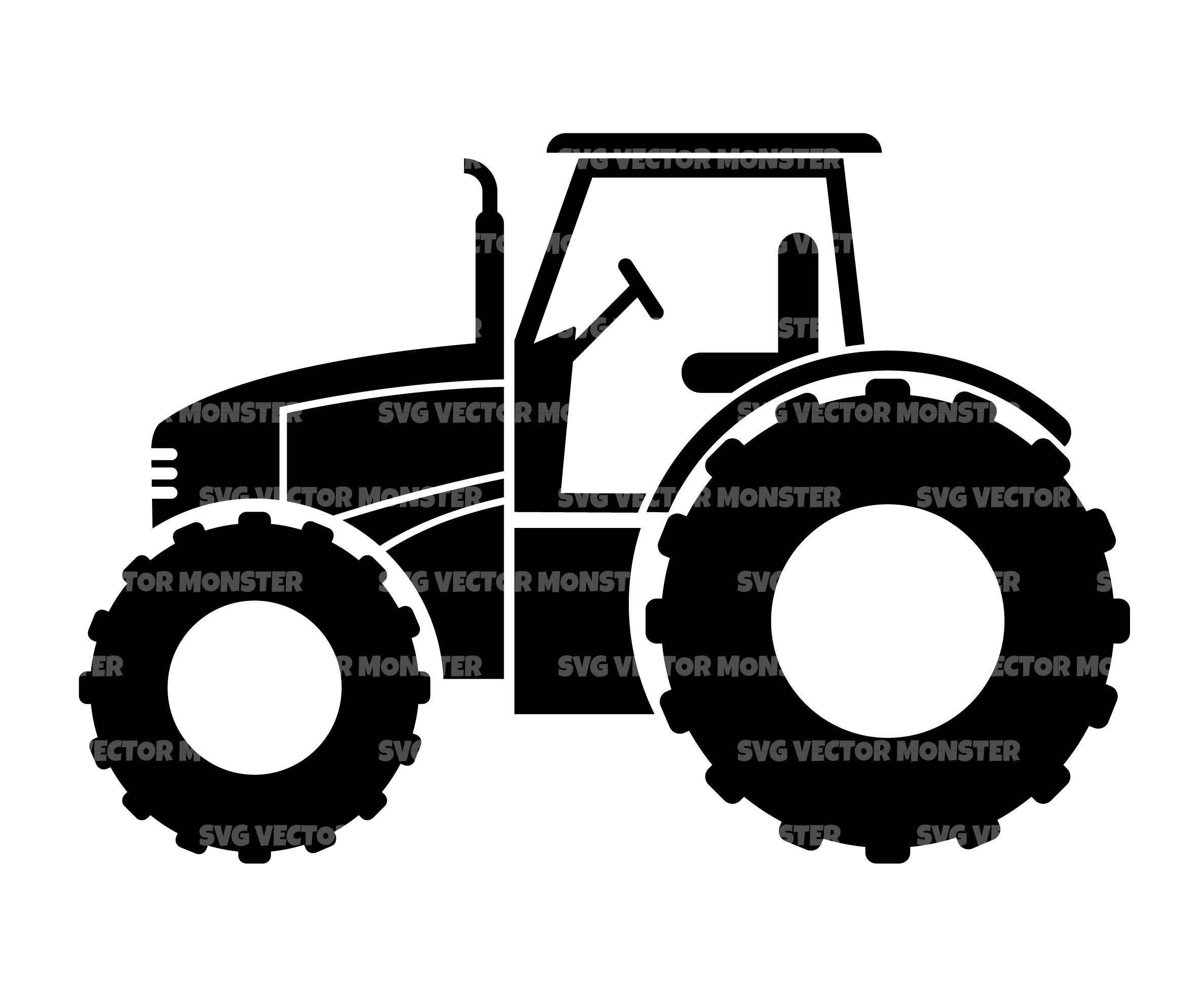 Traktor svg, Bauernhof svg, Bauer svg. Vektor Datei für Cricut ...