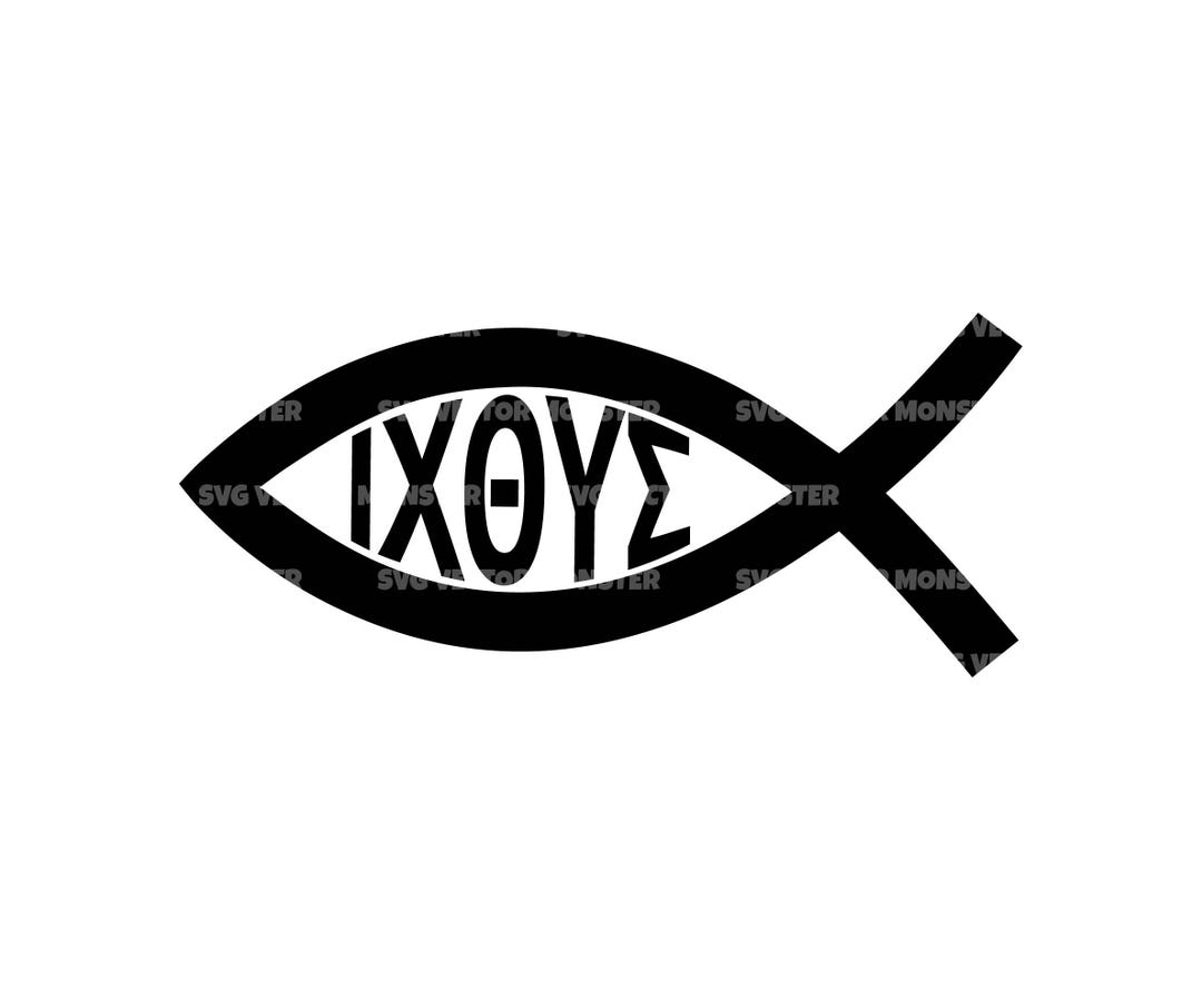 Christian Fish SVG, Christian Fish Png Clipart, Jesus Fish Svg, God ...