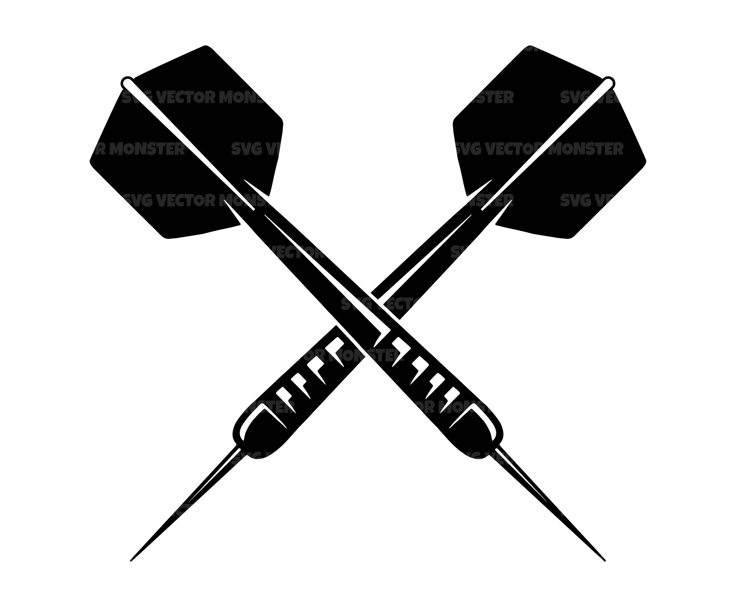 Crossed Darts Svg Dart Png Dart Pin Svg Dart Arrow Svg. - Etsy Canada
