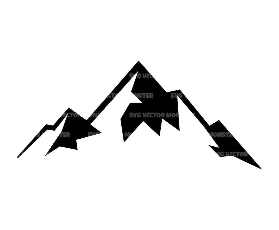Berg-Svg, Abenteuer-Svg, Outdoor, Camping, Klettern. Vektor Datei für ...