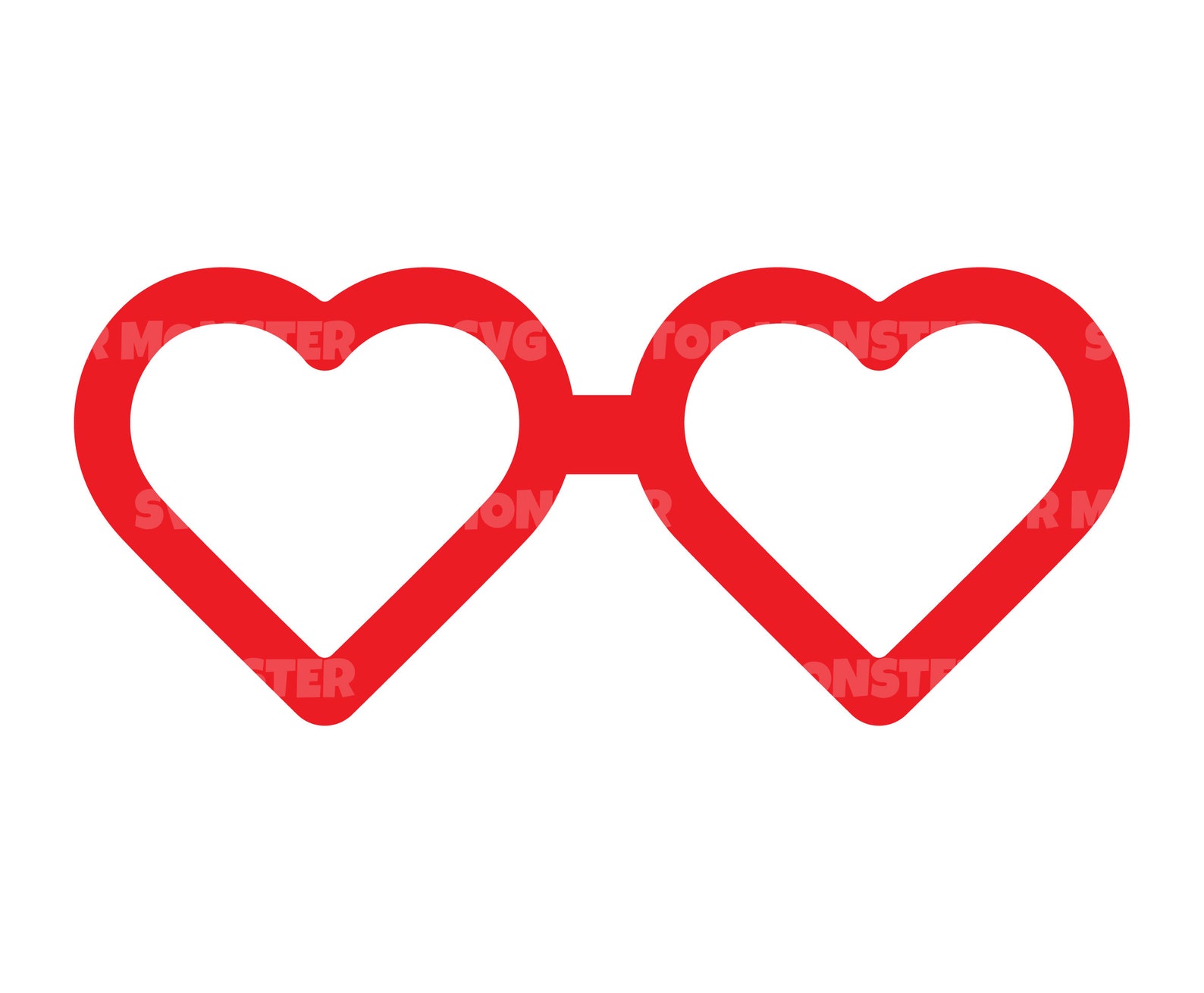 Love Glasses Svg. Valentine's Day. Vector Cut File for Cricut ...