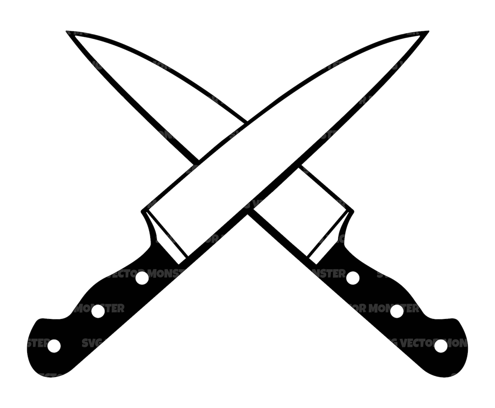 Chef Knives Svg Chef Logo Svg Sous Chef Svg Kitchen Svg. | Etsy