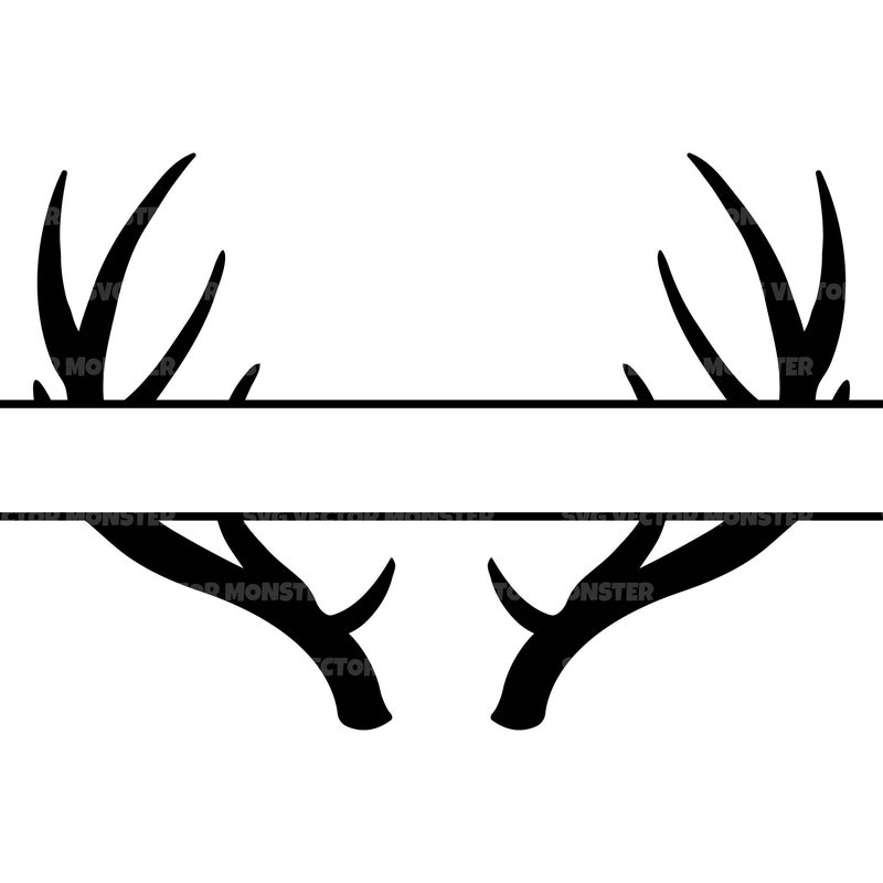 Antlers Svg - Etsy