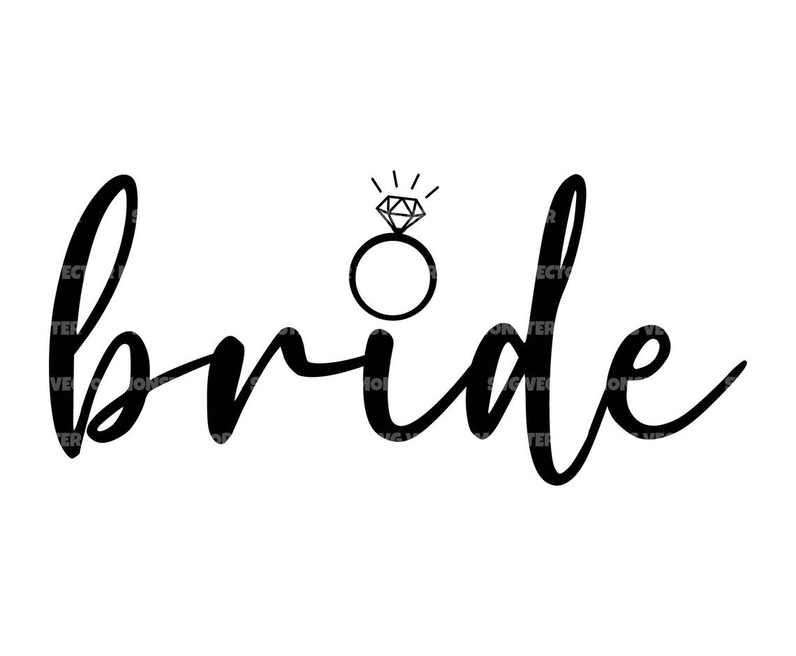 Bride Svg Wedding Diamond Ring Svg Wifey Svg Bridal Shower - Etsy