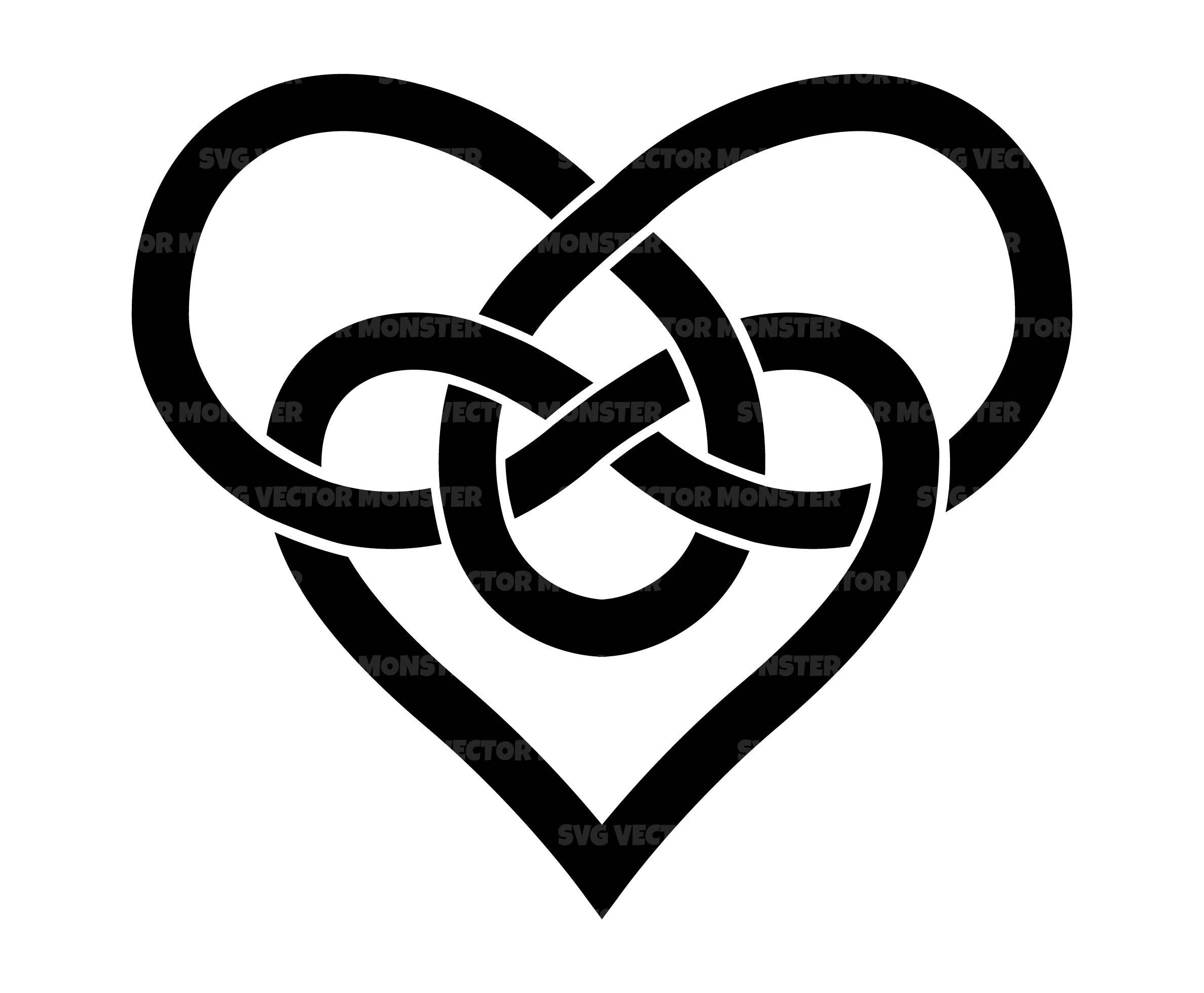 Celtic Heart Knot Svg, Celtic Love Knot Svg, Valhalla, Nordic Myth ...