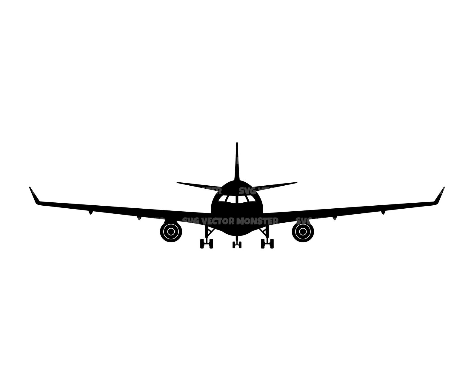 Airplane Svg Aircraft Svg Plane Svg. Vector Cut File for | Etsy