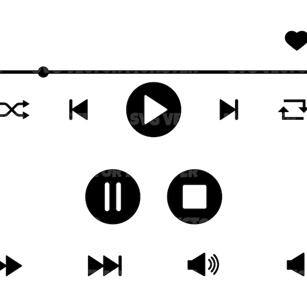 Music Player Svg - Etsy