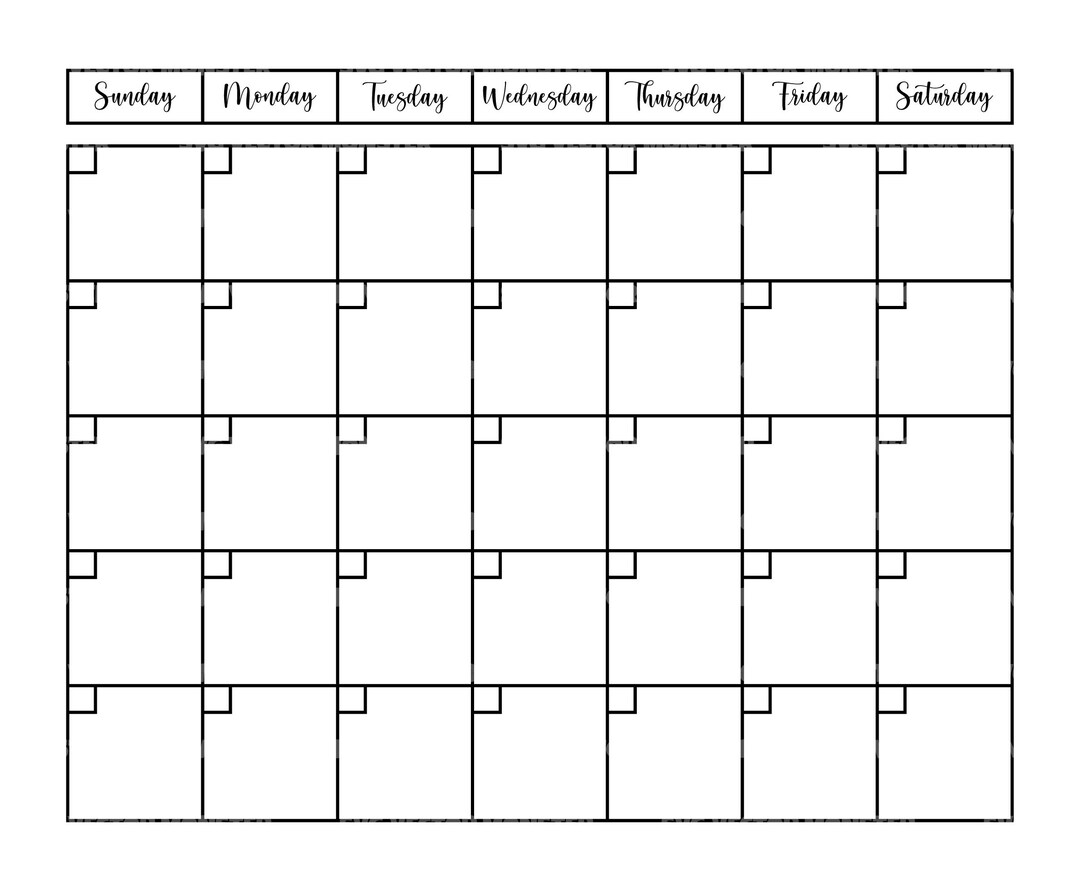 Weekly Planner Template Svg, Calendar Svg, Planner Png. Vector Cut File ...